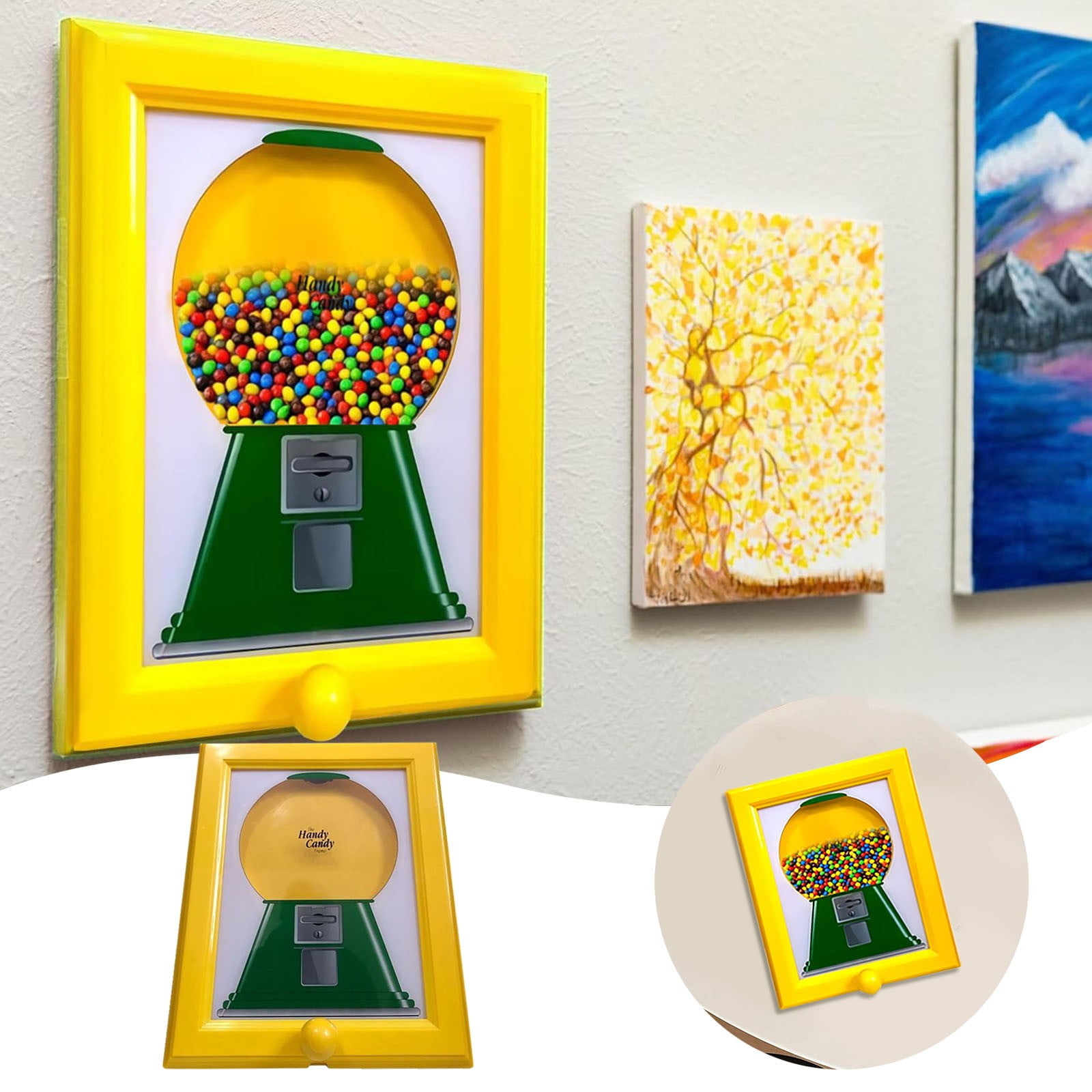 Handy Candy Frame Candy Dispenser Picture Frame Hanging Candy Frame ...