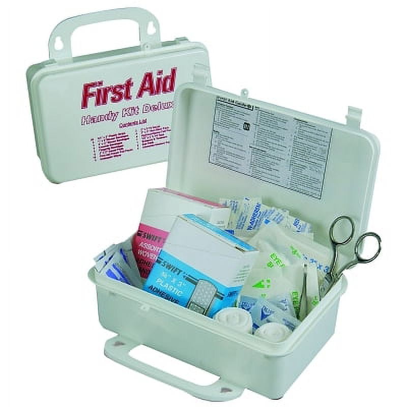 Handy Deluxe First Aid Kit, Treats Cuts, Bruises, Eye Care and Burns ...