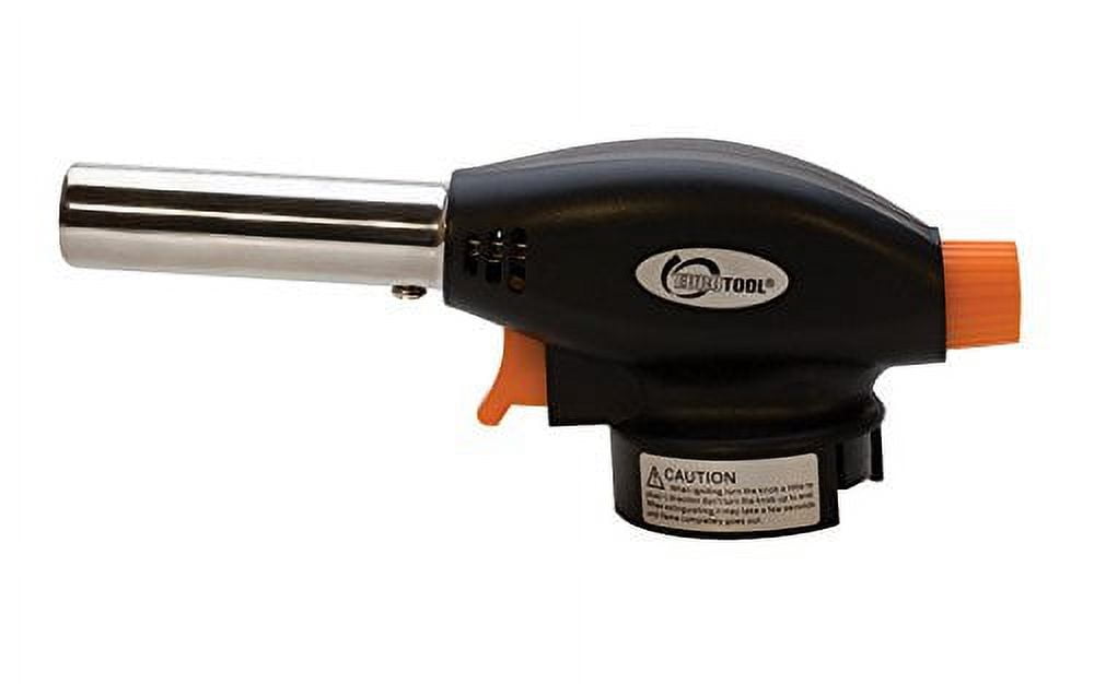 EURO TOOL Handy Flame Butane Torch, Adjustable Flame, Compact Design ...