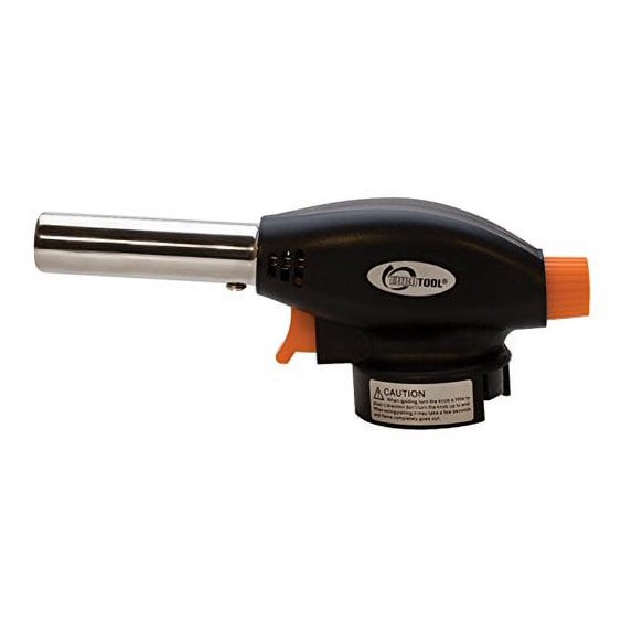 EURO TOOL Handy Flame Butane Torch, Adjustable Flame, Compact Design ...