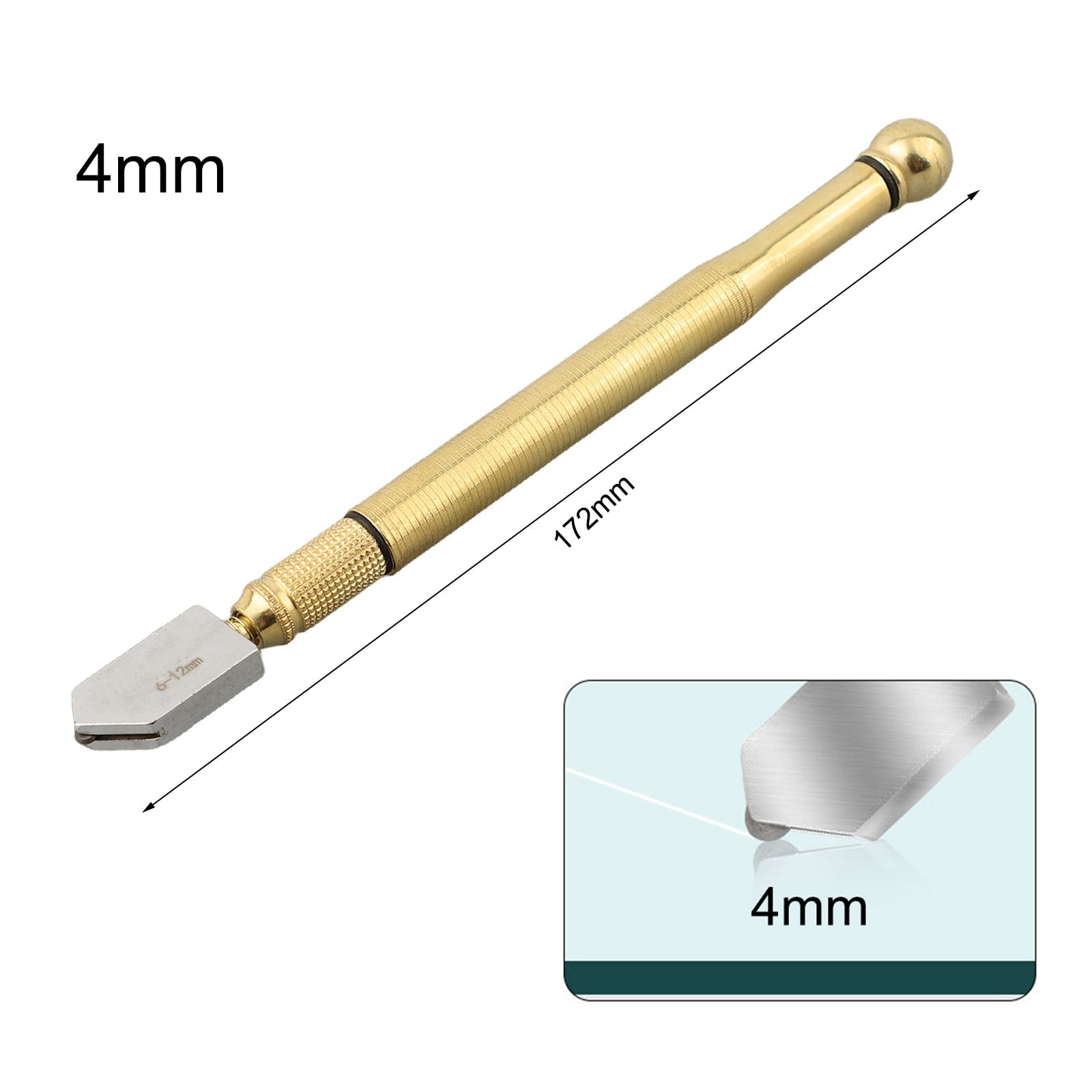 Handy Glass Cutter with Antislip Handle Suitable for DIY Tile Craft ...