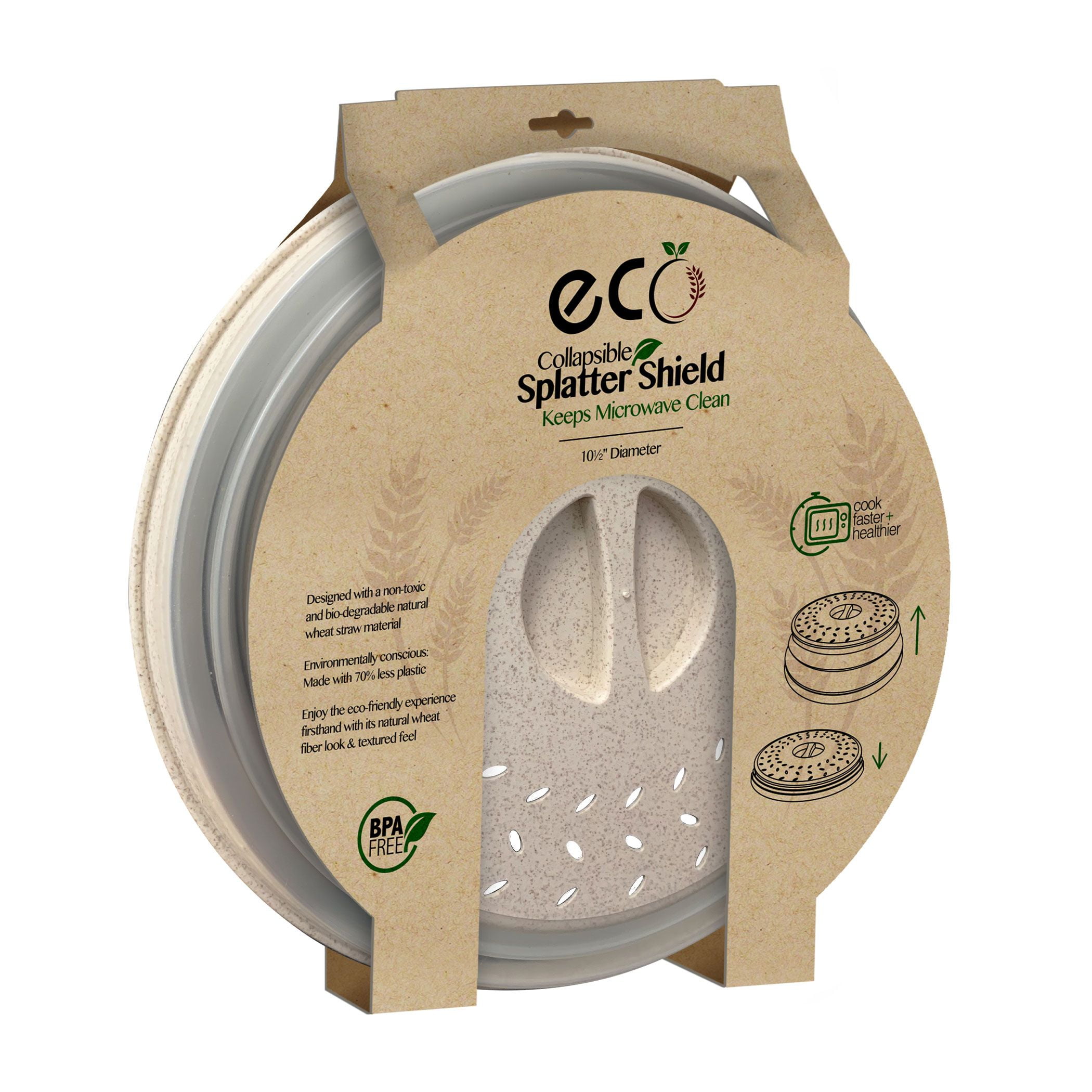 Handy Gourmet Eco-Collap Splatter Shield JB8448BGE - Walmart.com