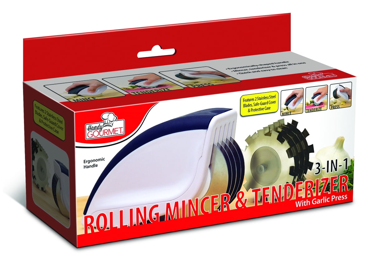 Handy Gourmet JB6763 Rolling Mincer & Tenderizer, White And Black ...
