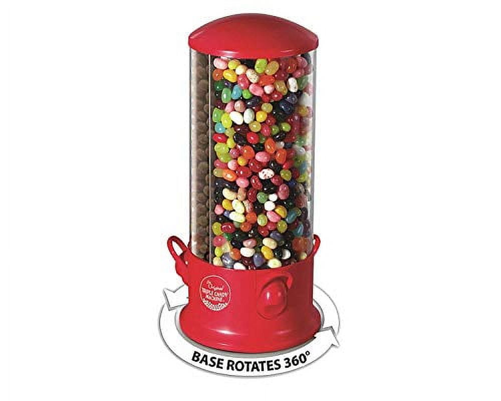 Handy Gourmet Triple Candy Dispenser - 3 Compartments, 360 Degree Spin ...