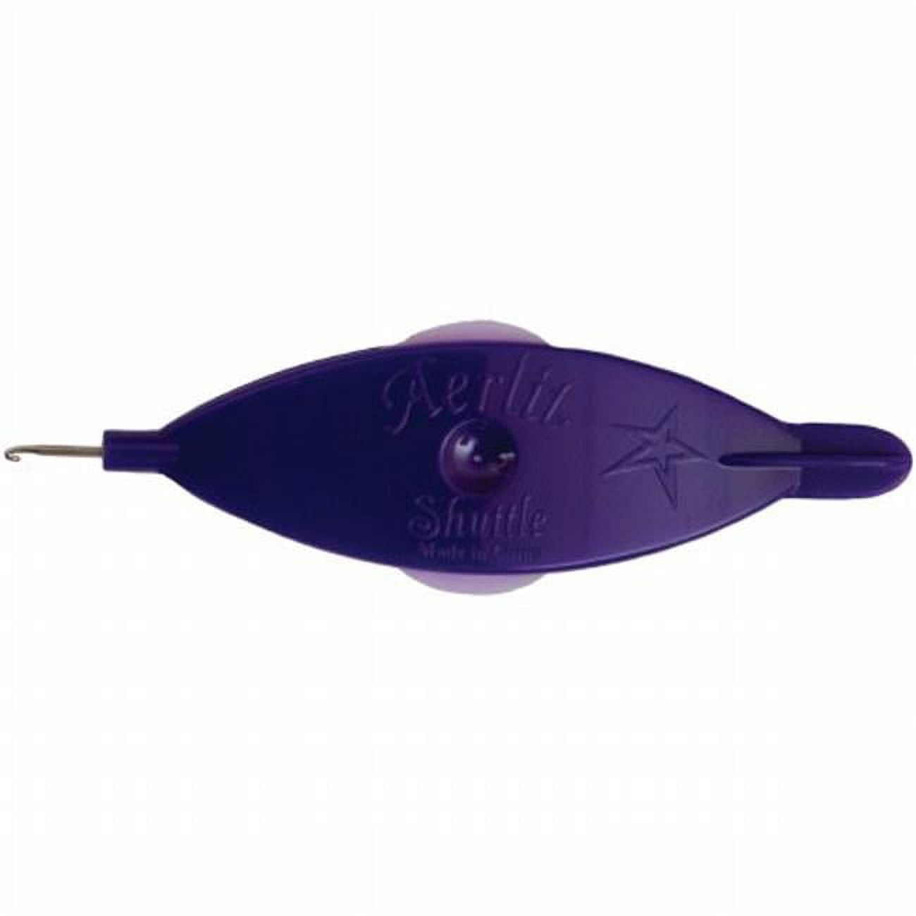 Handy Hands Aerlit Tatting Shuttle W/2 Bobbins-Purple Lilac - Walmart.com