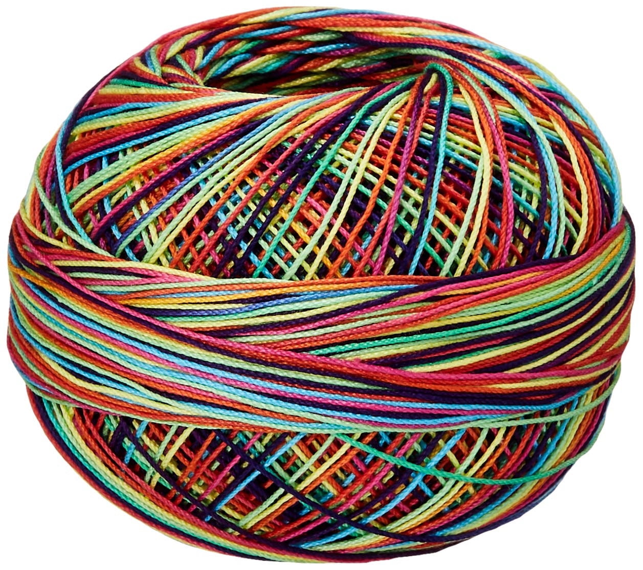 Handy Hands Lizbeth Cordonnet Cotton Size 10-Rainbow Splash - Walmart.com