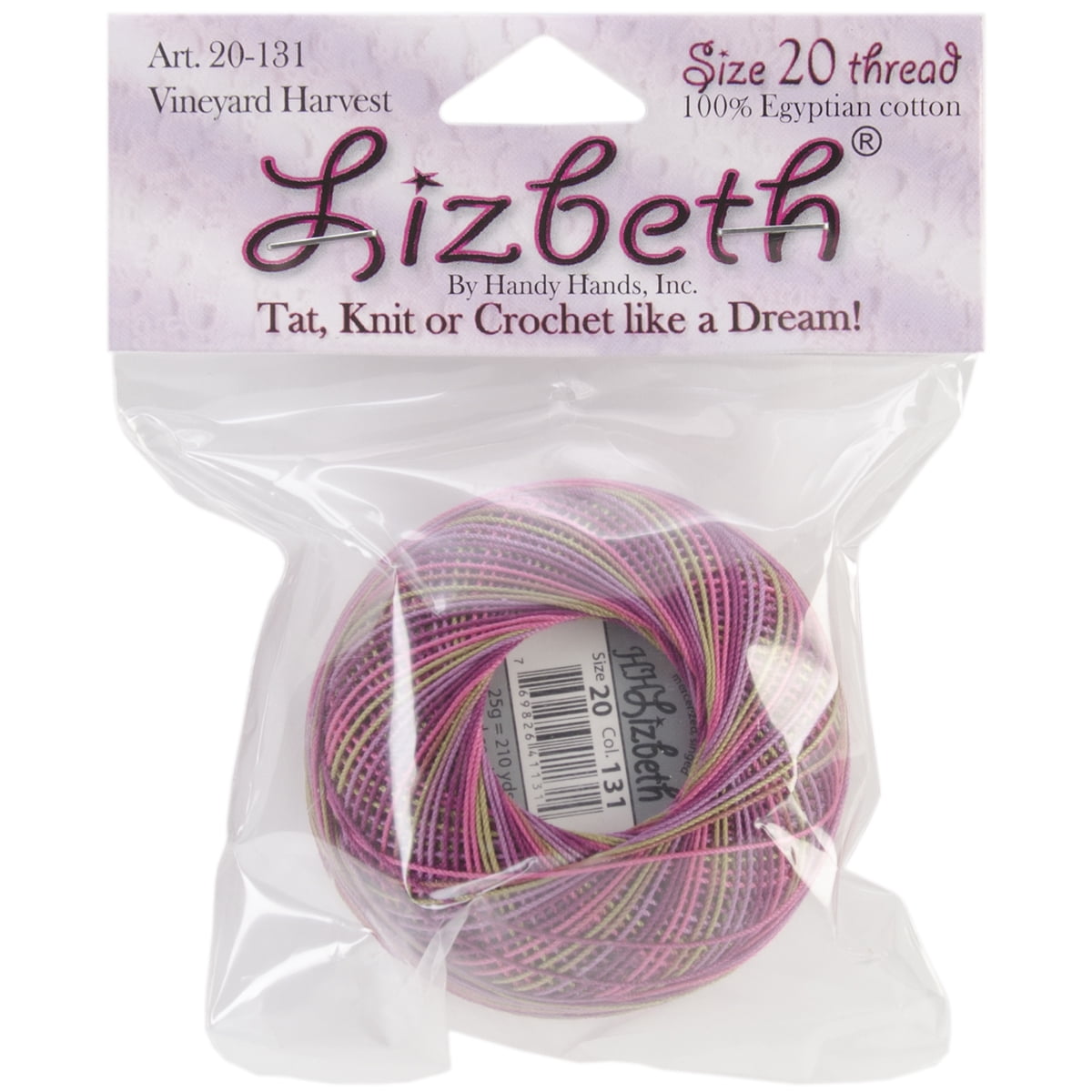 Handy Hands Lizbeth Thread Size 20 Vineyard Harvest - 131 - Walmart.com