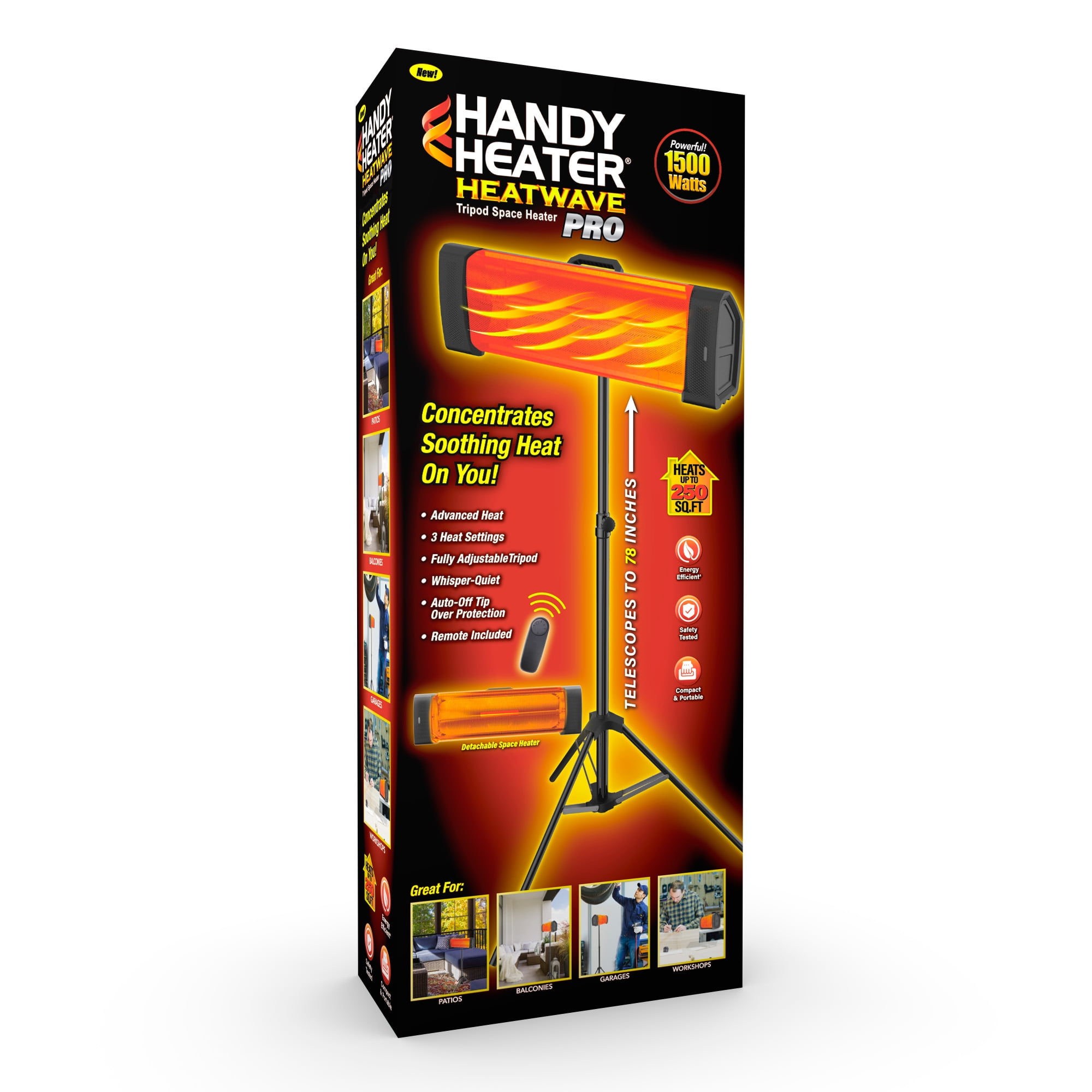 Handy Heater Heatwave Pro Tripod - Walmart.com