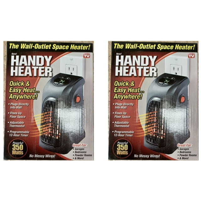Handy Heater Plug-In Set of 2 - Walmart.com