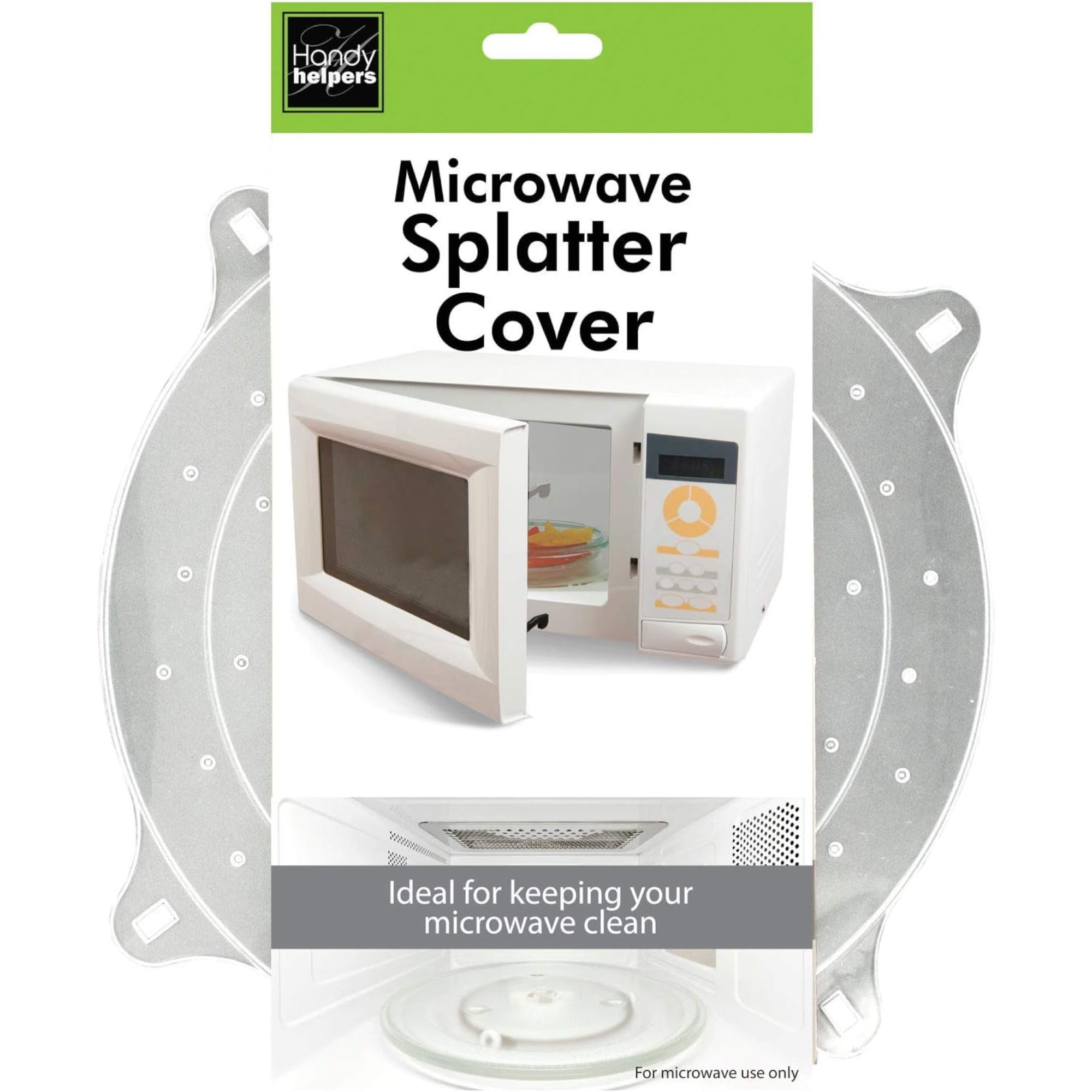 Handy Helpers - Kitchen Essentials Microwave Splatter Safe Cover Over ...