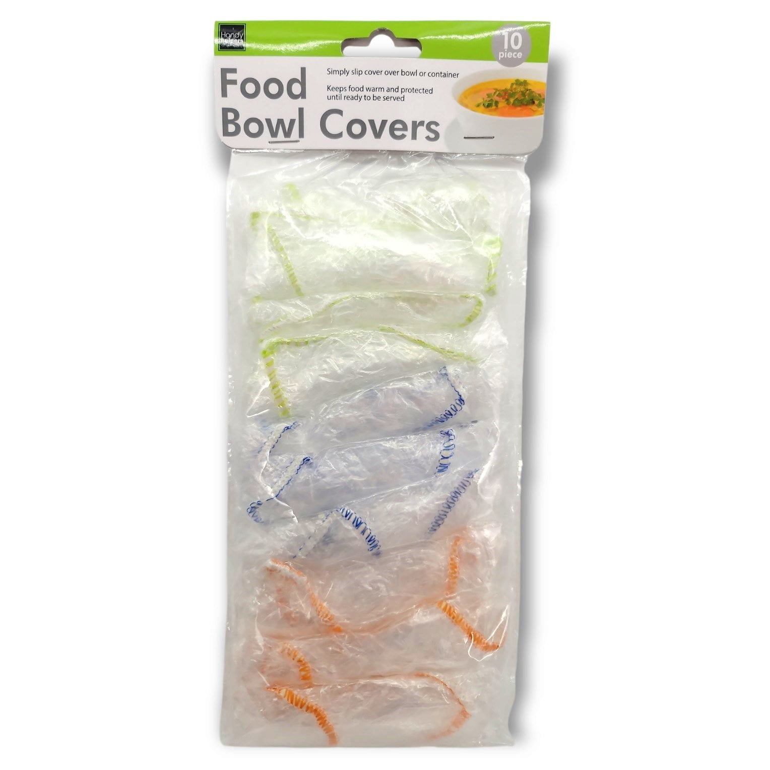 Handy Housewares 10-Piece Reusable Fitted Food Bowl Cover Set ...
