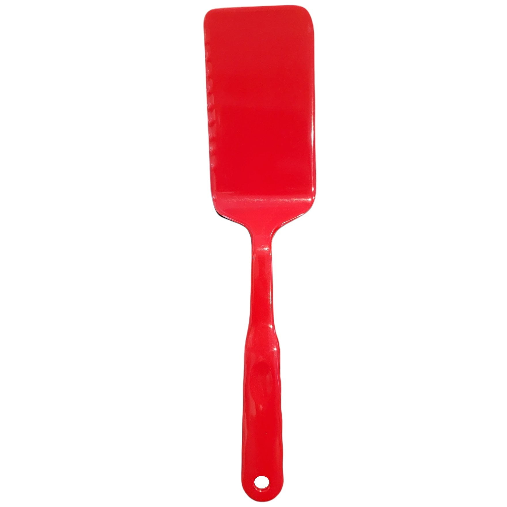 Handy Housewares 12.5" Long Handled Colorful Melamine Solid Cooking ...