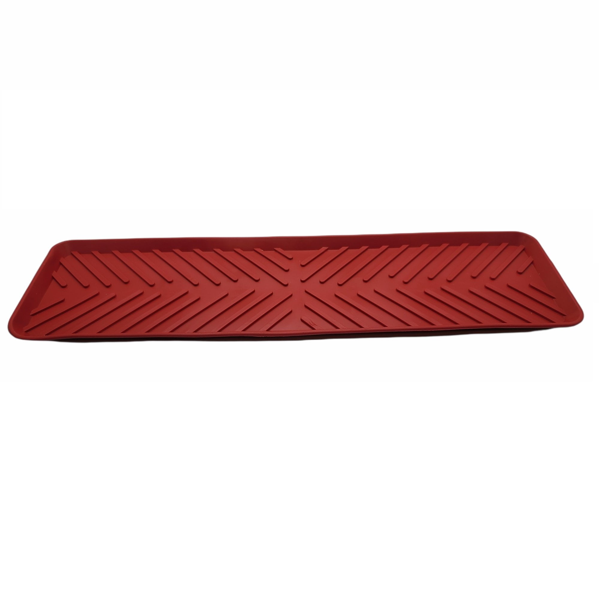Handy Housewares 15" x 4" Narrow Ribbed Rubber Dish Drying Mat, Great ...