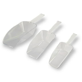 Small Clear Plastic Candy Scoopers for Party Buffet, 6-Piece Set, 6-1/2 ...