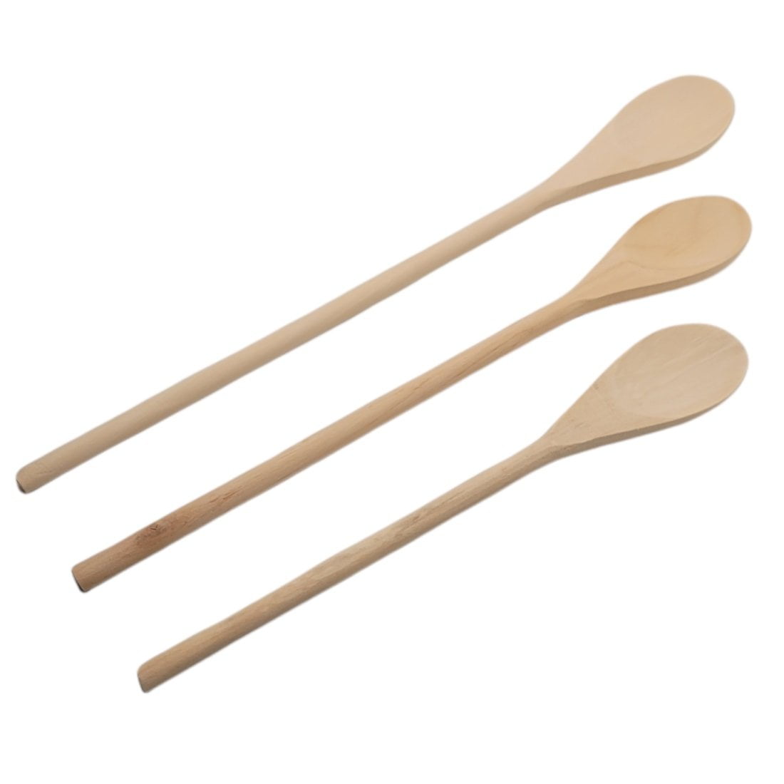 "Handy Housewares 3-Piece Wooden Kitchen Utensil Set - Large Stirring ...