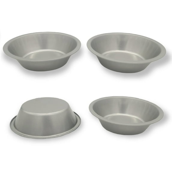"Handy Housewares 5"" Tin Non-Stick Mini Pie Pans Set of 4 - Ideal for ...