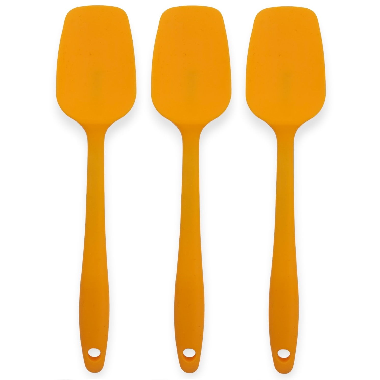 Handy Housewares 8" Long Non-Stick Silicone Mini Spoonula Spoon Spatula ...