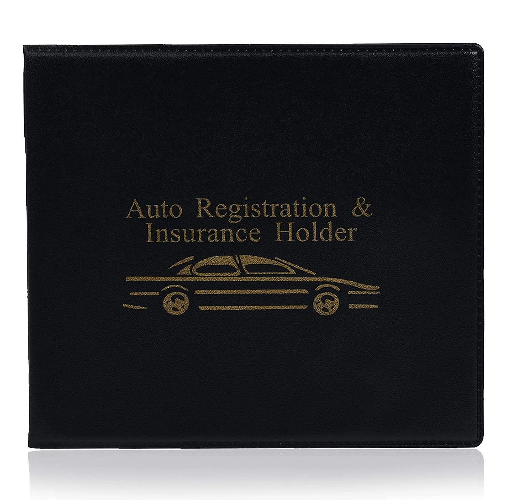 Handy Housewares Auto Registration & Insurance Holder Wallet - Keeps ...