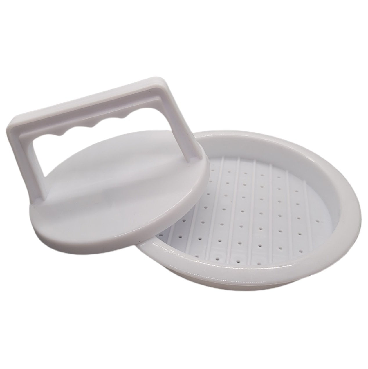 Handy Housewares Plastic Burger Press Patty Maker - Make 4" Hamburger ...