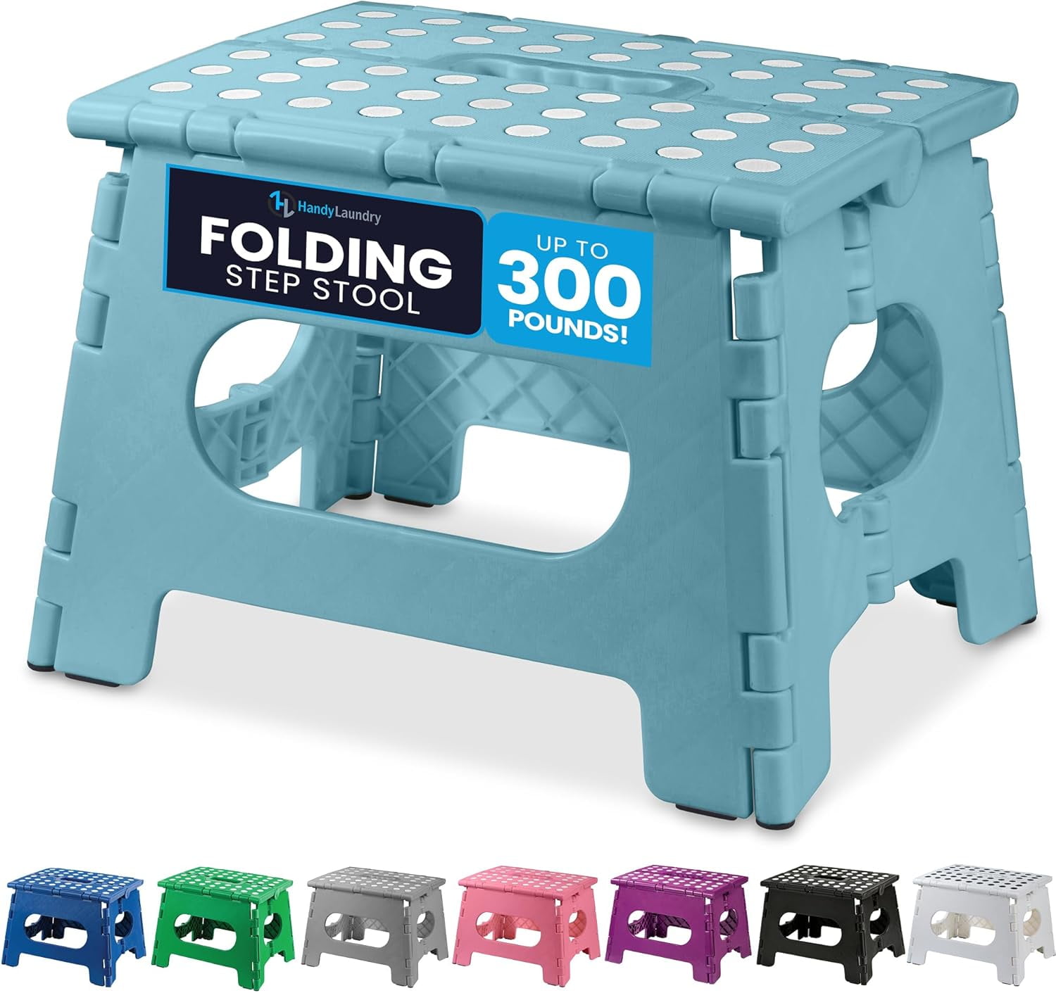 Handy Laundry Folding Lightweight Step Stool is Sturdy Enough to ...