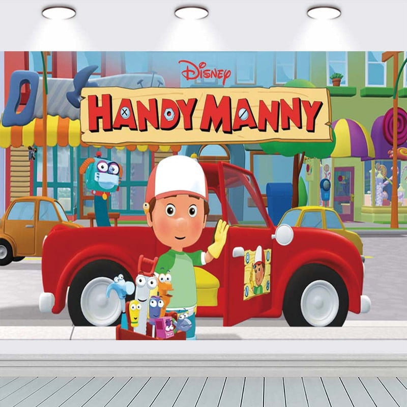 Handy Manny Birthday Party Supplies Banner Backdrop Background ...
