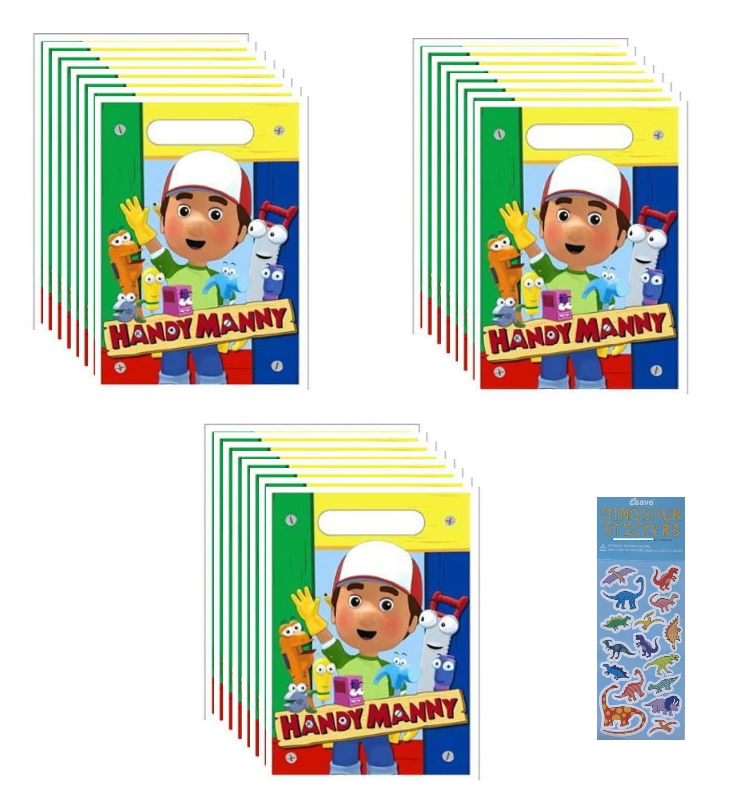 Handy Manny Birthday Party Supplies Bundle includes 24 Plastic Loot ...
