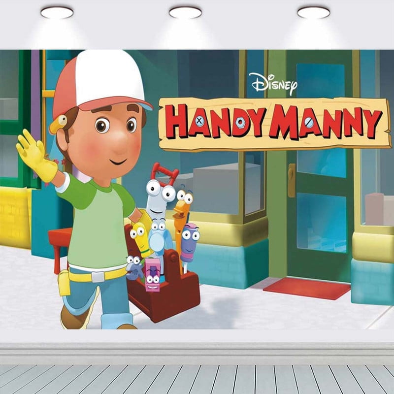 Handy Manny Party Supplies Backdrop Banner Poster Birthday Decorations ...