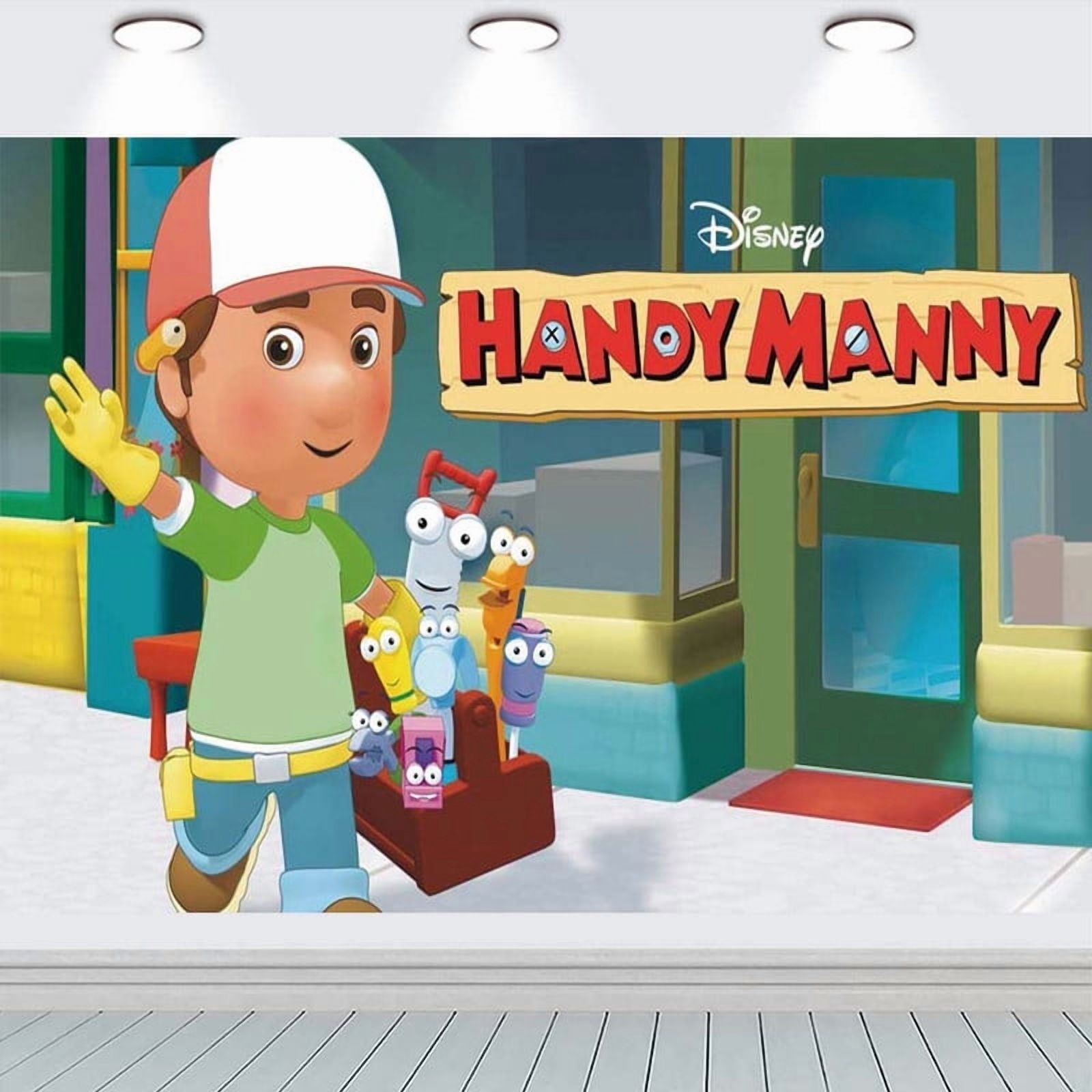 Handy Manny Party Supplies Backdrop Banner Poster Birthday Decorations ...