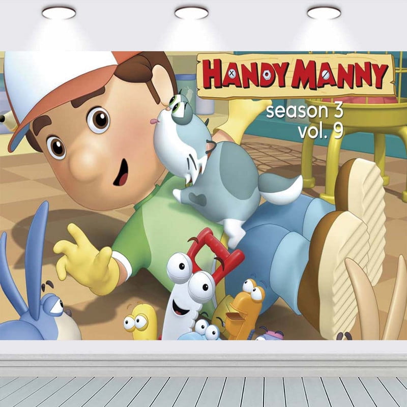 Handy Manny Party Supplies Background Backdrop Taspestry Banner Poster ...