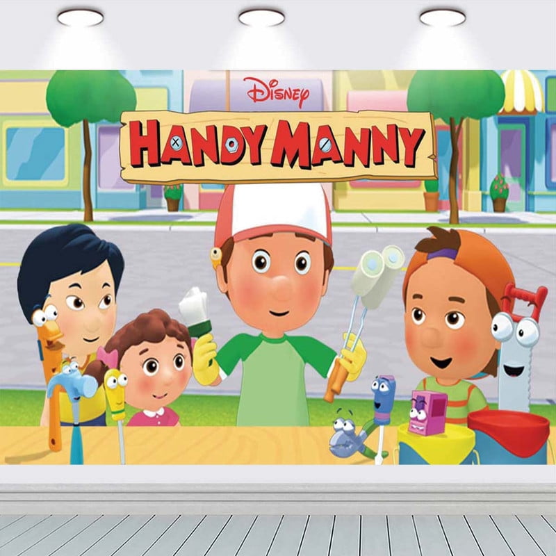 Handy Manny Taspestry Wall Decor Party Supplies Background ...
