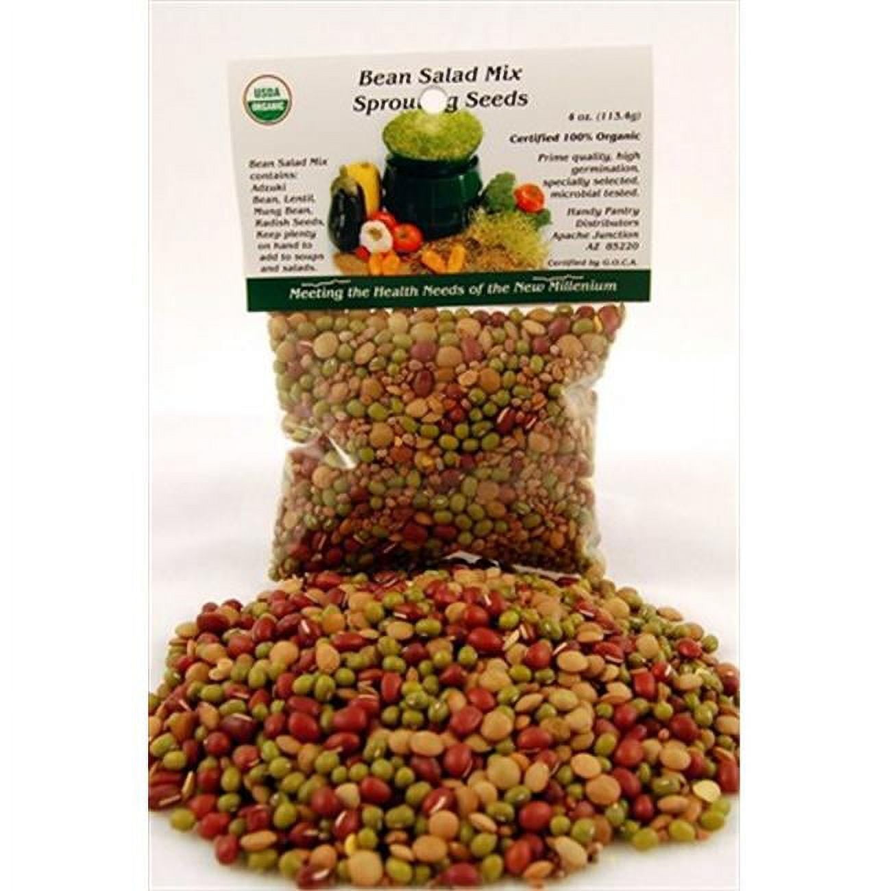 Handy Pantry Bean Salad Sprouting Seeds Mix - 4oz - Walmart.com