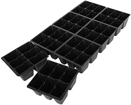 Handy Pantry Black Plastic Garden Tray Inserts - 20 Sheet of 48 ...