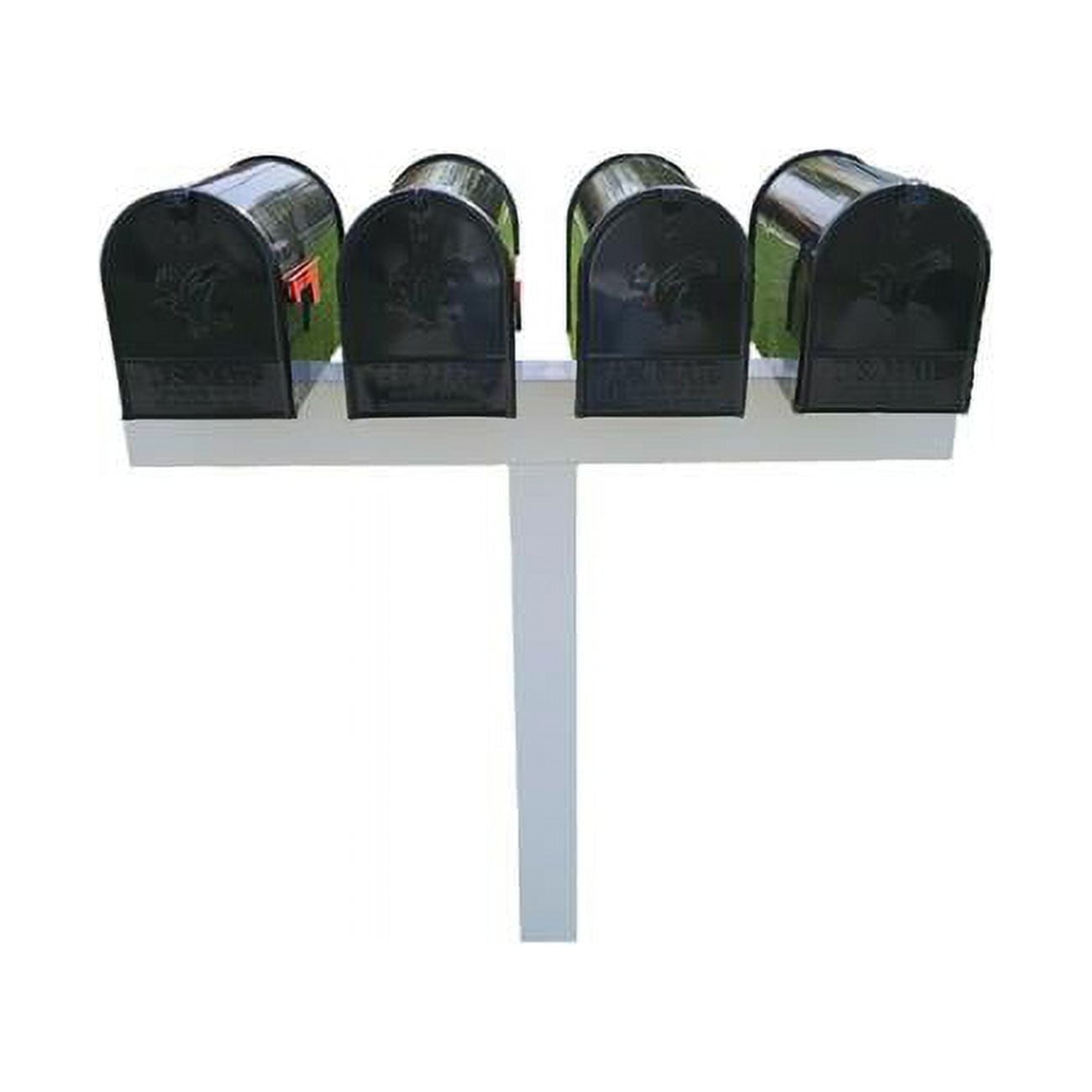 Handy Post 4L, HP-1W4L, 42-in H x 45-in W, Heavy Duty Vinyl Mailbox ...