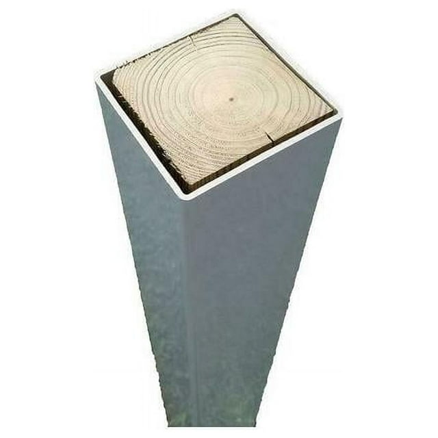 Handy Post Sleeve, HP-1WSL, 42-in H x 4-in W, White, Vinyl Mailbox Post ...