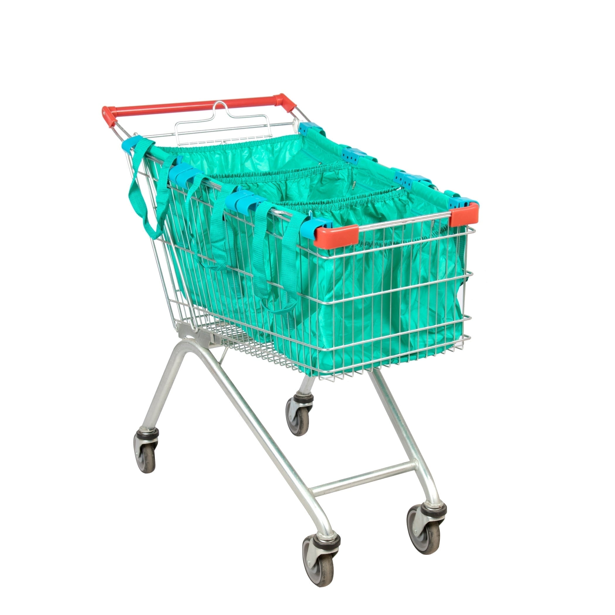 Handy Sandy Repeat Shopping Patent Universal Cart Bag with Zipper Pouch ...