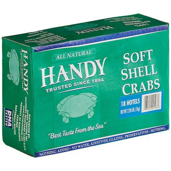 Handy Soft Shell Wild Caught Crab, 2.1 Ounce - 18 count per pack -- 72 ...