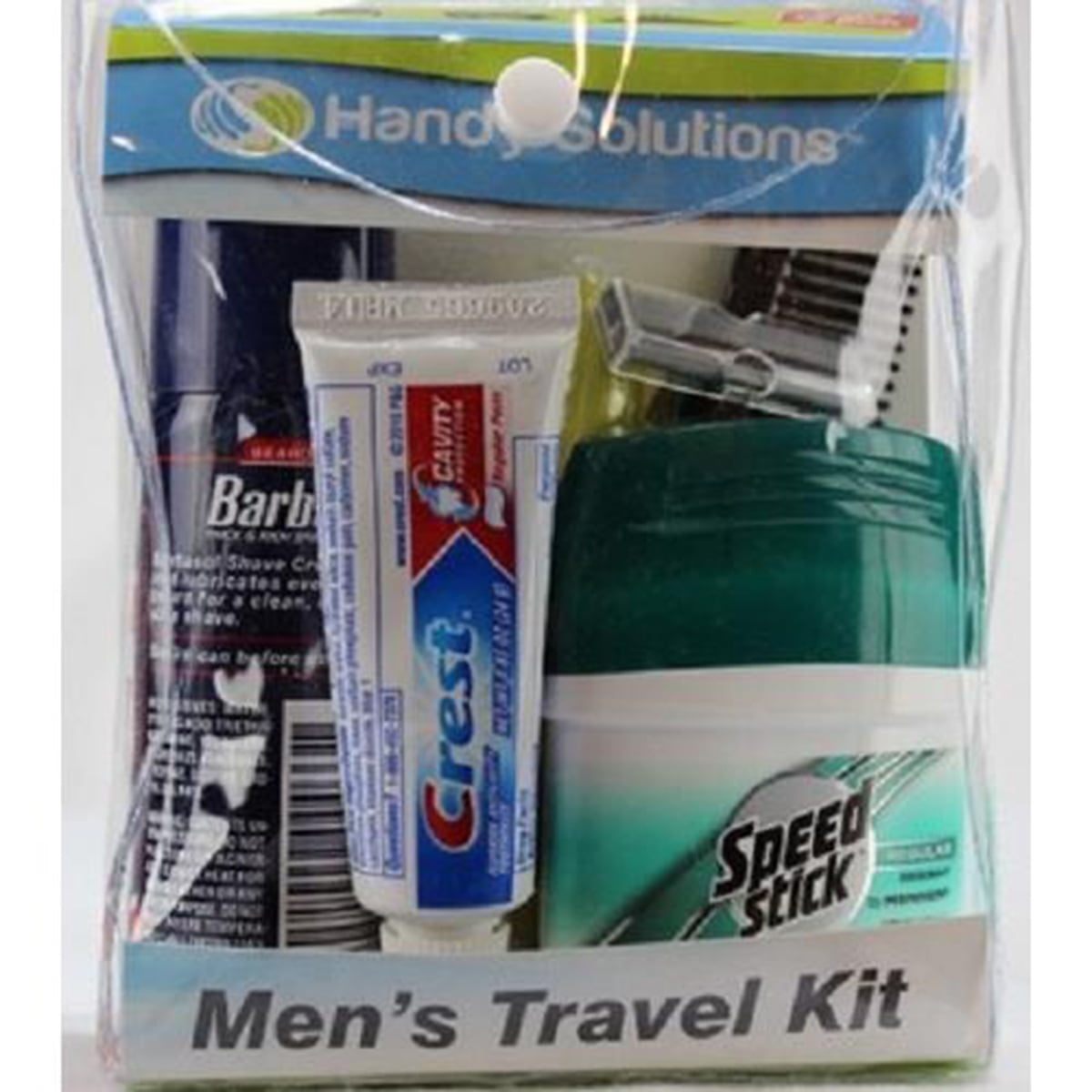 Handy Solutons, Travel Kit - Mens, Count 1 - Travel Supplies / Grab ...