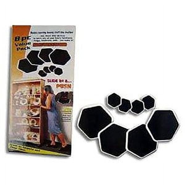 Handy Trends Sliding Robots Furniture Sliders(8 piece value pack) Black ...