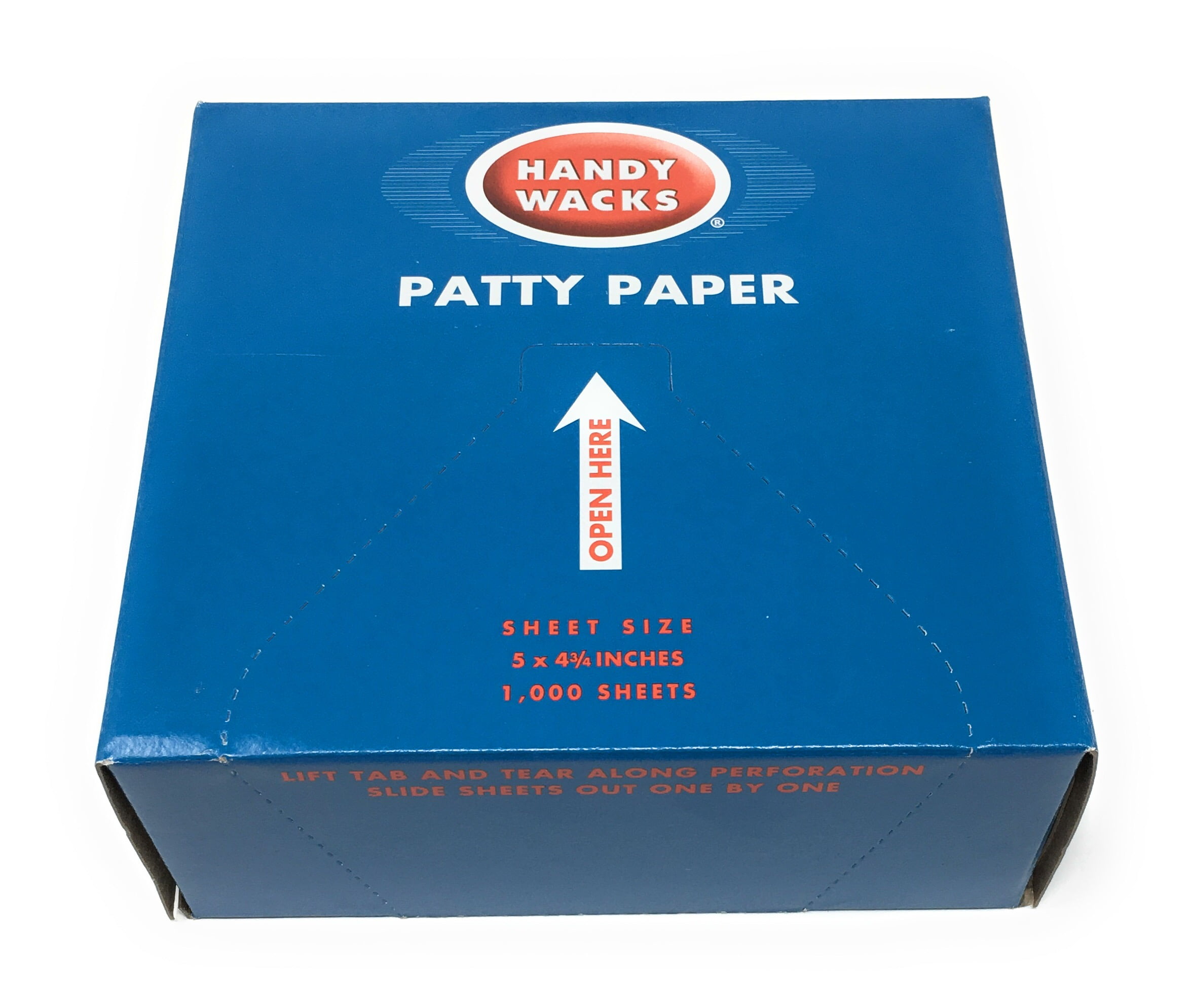 Handy Wacks P-50-X Burger Wax Squares, 5x4-3/4-Inch Patty Papers ...