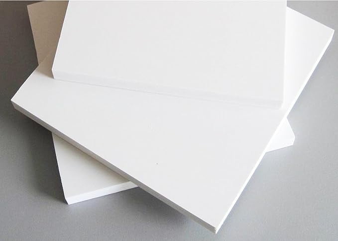 HandyCT 14" W x 14" L, White PVC Board Sheet - 4 Pack - 3/4" Thick ...