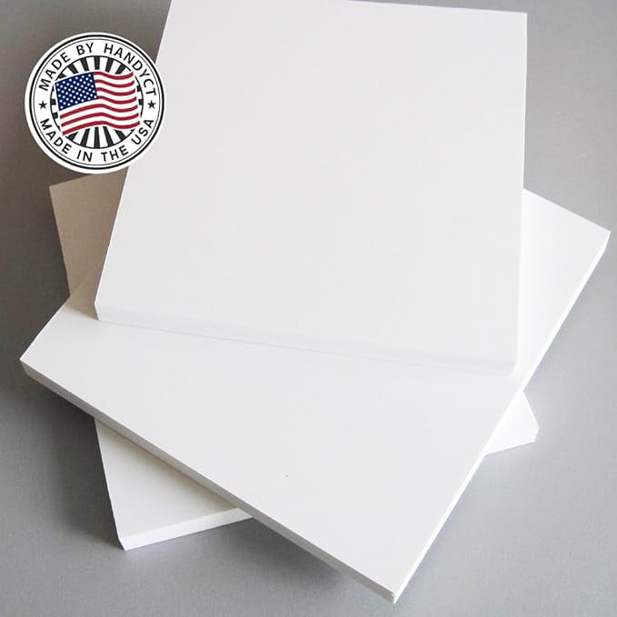 HandyCT 14" W x 16" L, White PVC Board Sheet - 4 Pack - 3/4" Thick ...