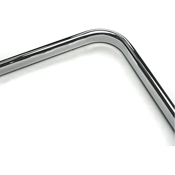HandyCT Chrome Oval Angled Closet Rod 28