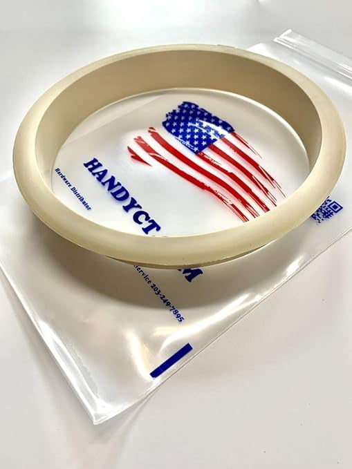 HandyCT Trash Grommet 6" Round, Plastic 1044 (Almond) - Walmart.com