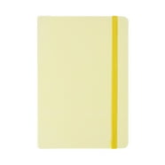 JAM Paper Hardcover Notebook with Elastic Band, Baby Pink, Large, 5 7/8 ...