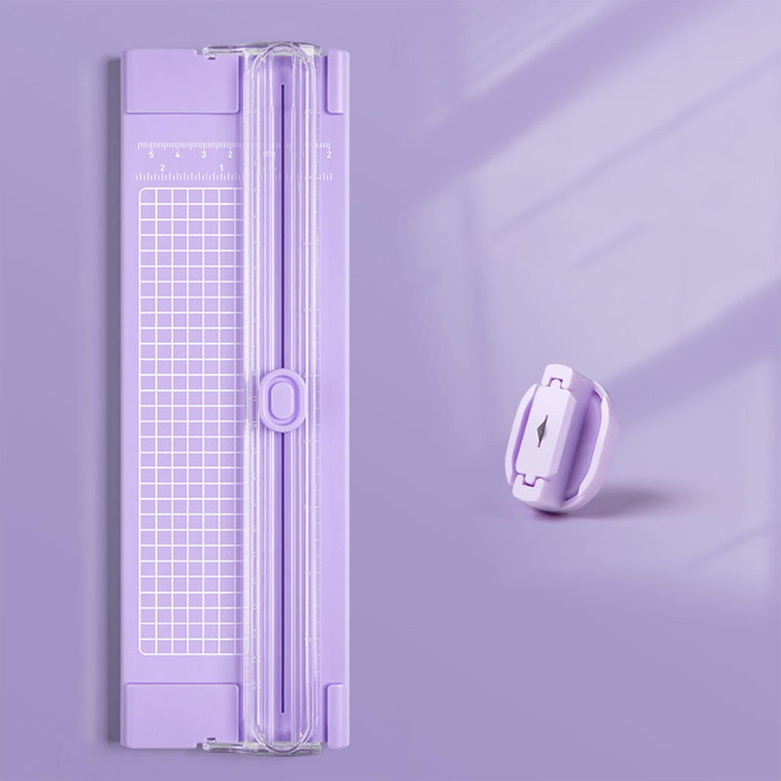 HandyHome A4 Paper Cutter(Light Purple), 11'' Paper Straight Edge ...
