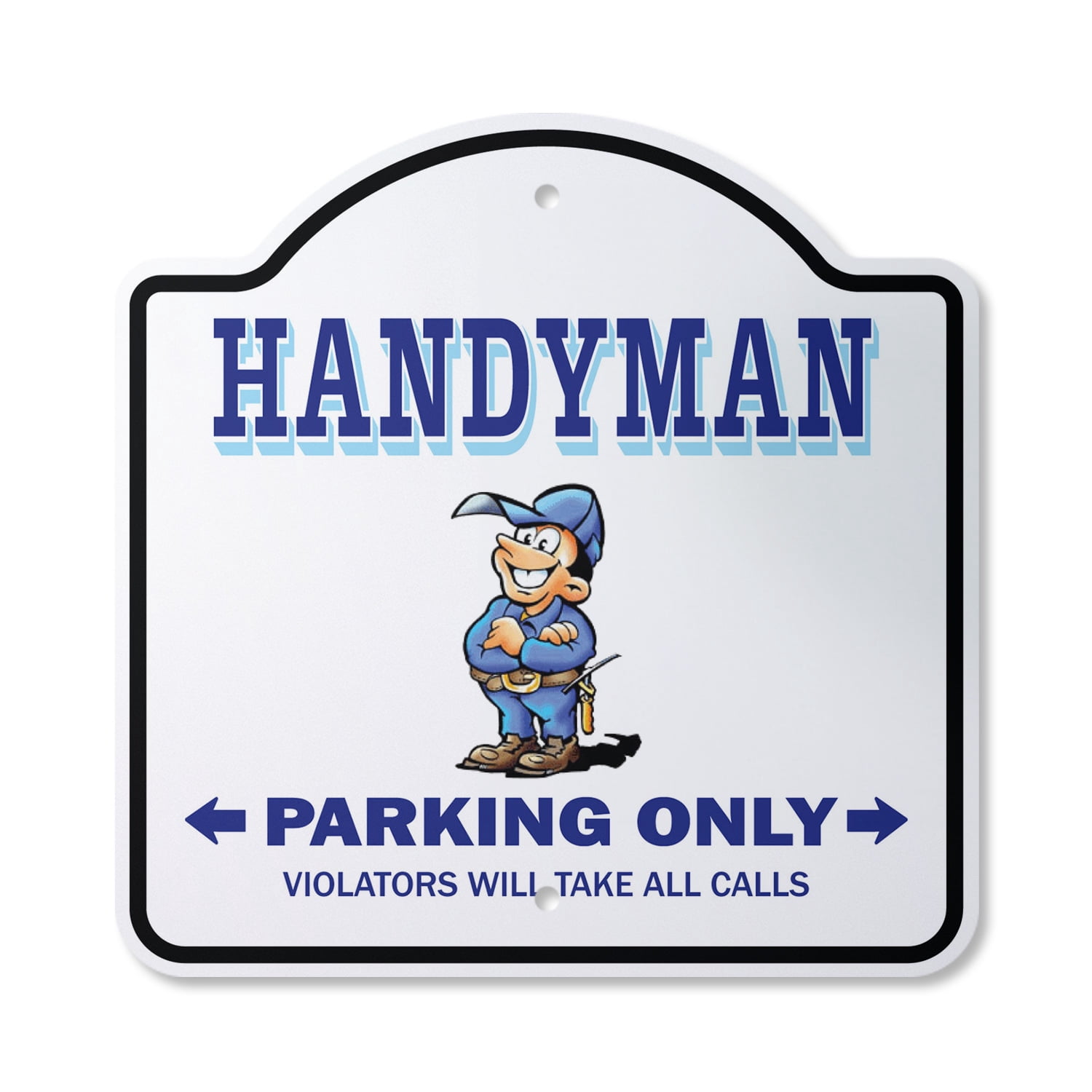 Handyman 10” x 10” Sign | Indoor/Outdoor Plastic | SignMission Designer ...