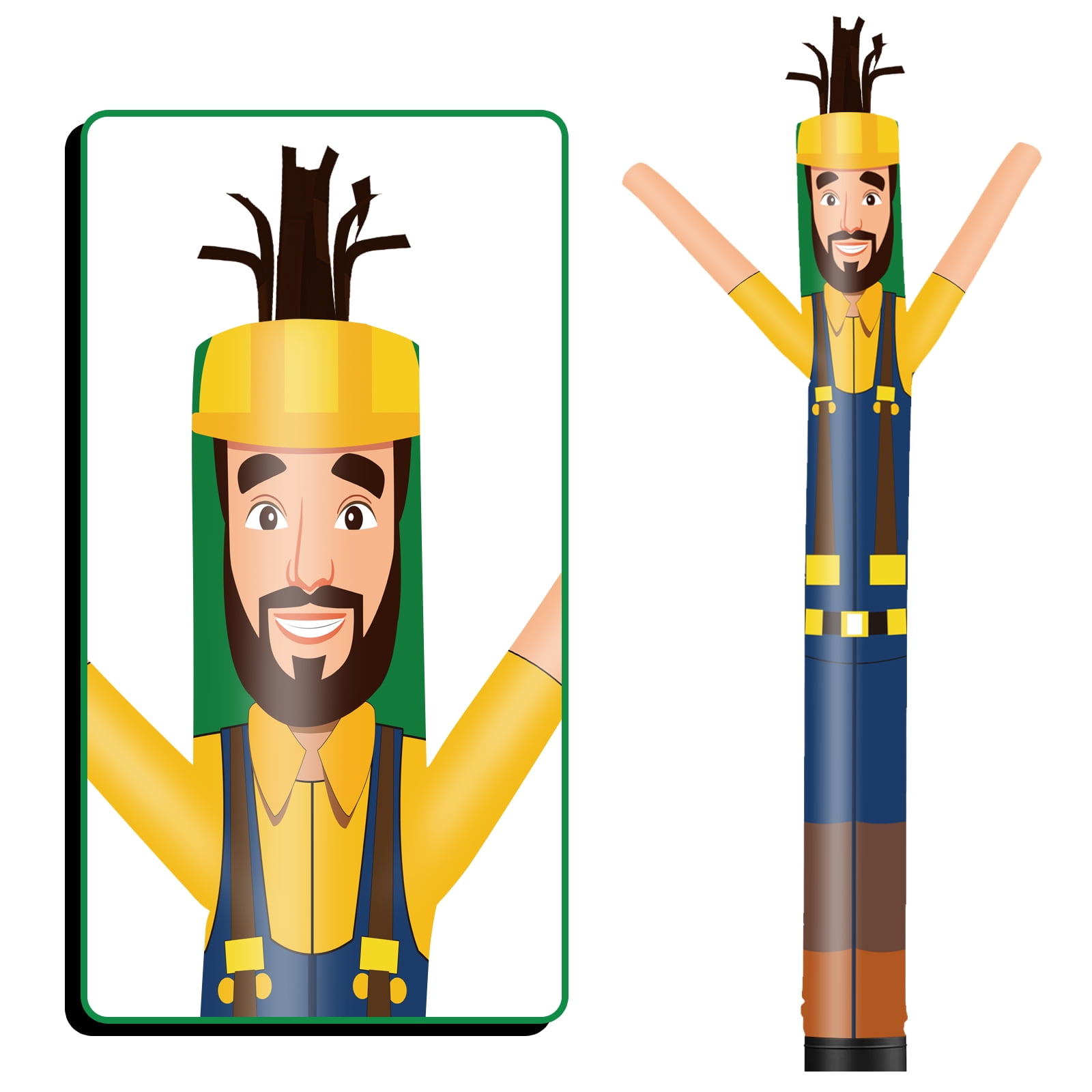 Handyman Inflatable Tube Man Wacky Wavy Dancing Guy for Outdoor ...