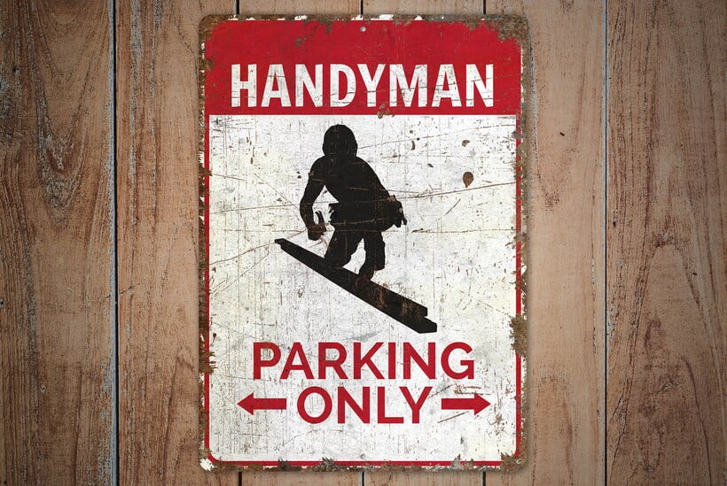 Handyman Parking Handyman Parking Sign Handyman Gift Parking Sign ...