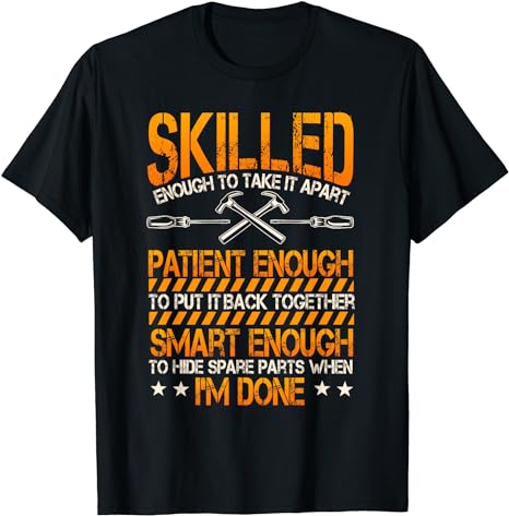 Handyman Repairman Handworker Builder Handyperson Fixer T-Shirt ...