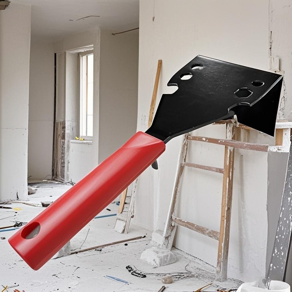 HandymanHelper Multi-Purpose Pry Bar for Any Project Red handled shovel ...